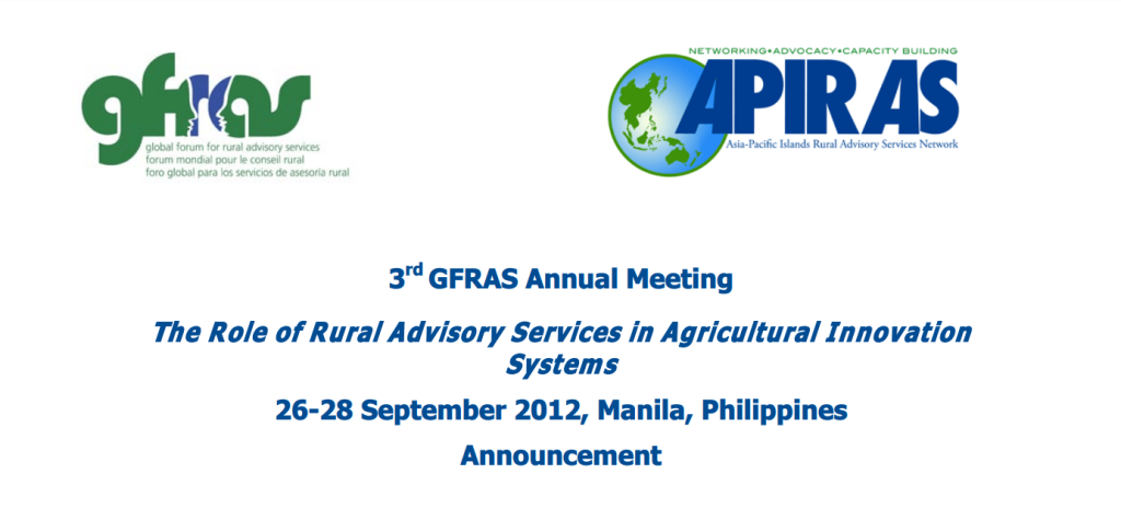 3rd GFRAS Annual Meeting - CRISP
