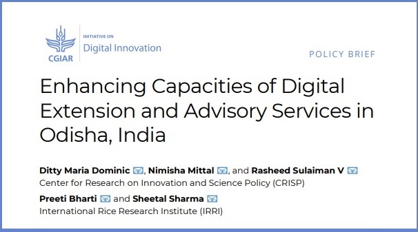 CENTRE FOR RESEARCH ON INNOVATION AND SCIENCE POLICY (CRISP) - CRISP ...